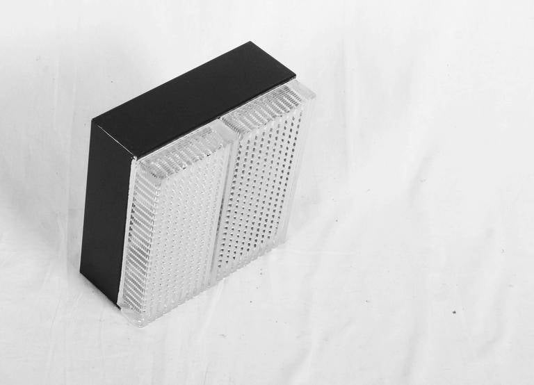 Square Wall Sconce or Flush Mount Light - Etsy