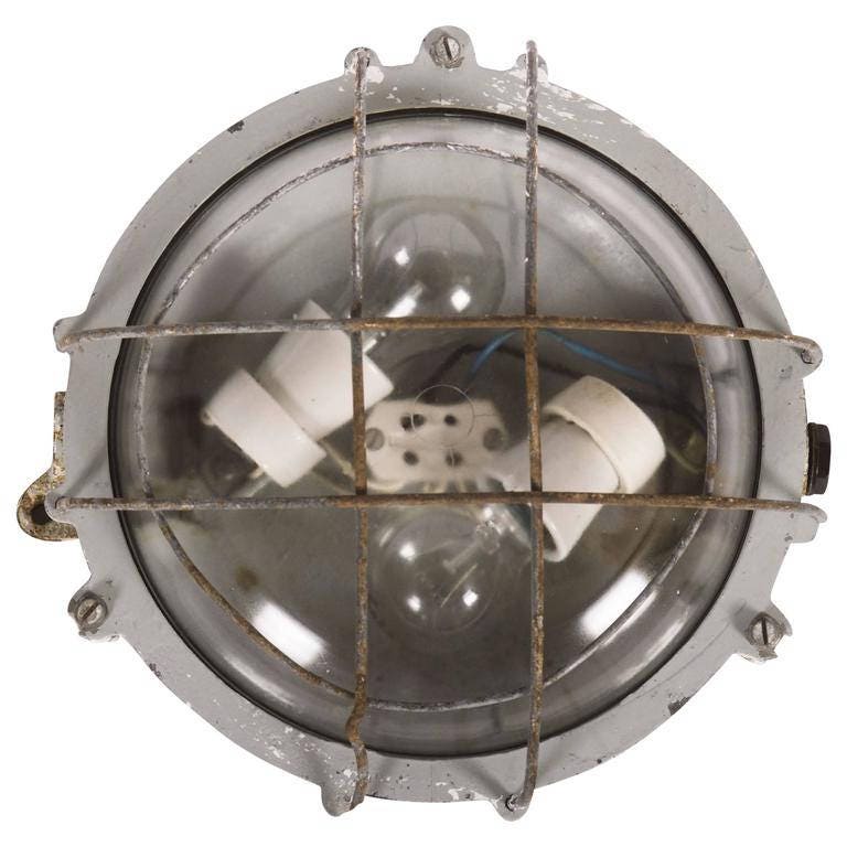 Cast Iron Industrial, Factory Wall Lamp - Etsy