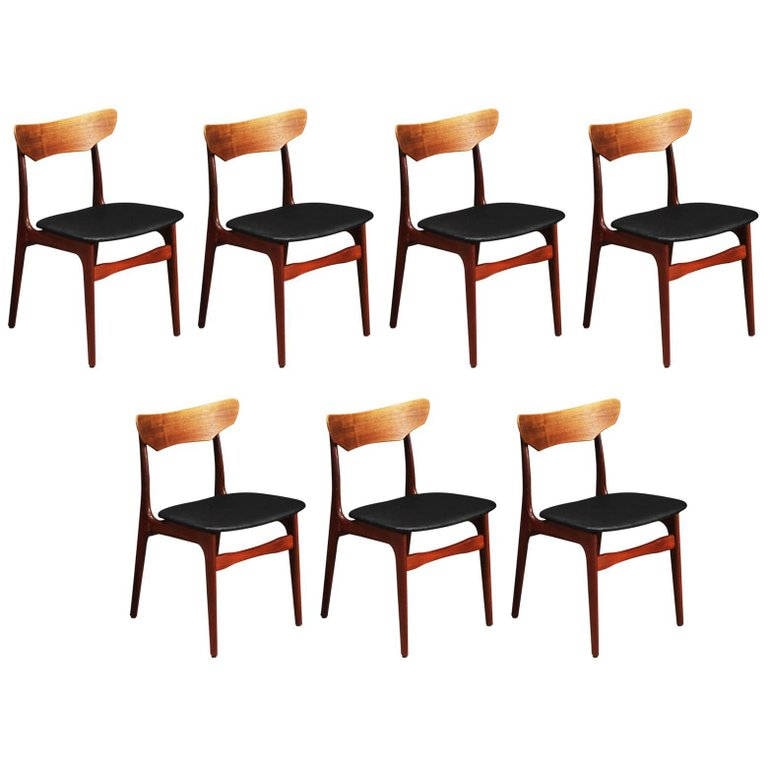 Up to Seven Rosewood Schønning & Elgaard Dining Chairs - Etsy