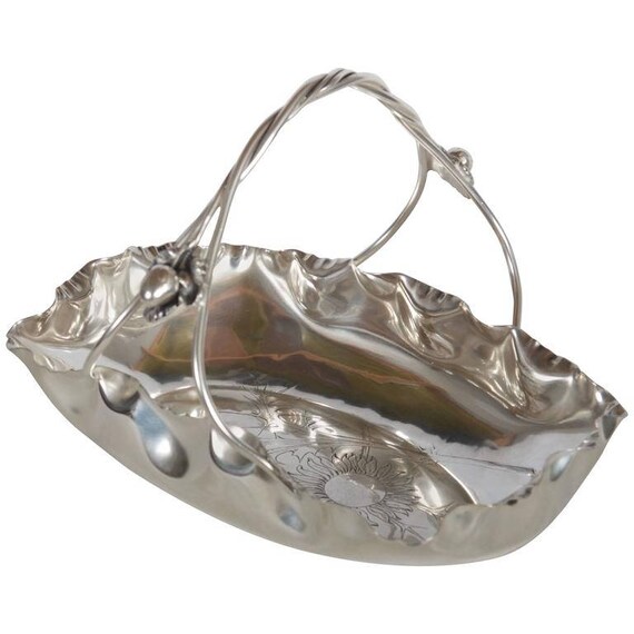 Art Nouveau Shell with Handle by Albert Koehler | Etsy