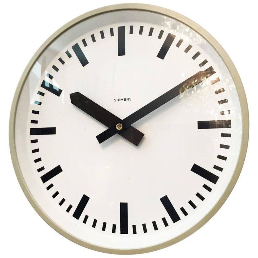 Siemens Factory or Workshop Wall Clock - Etsy