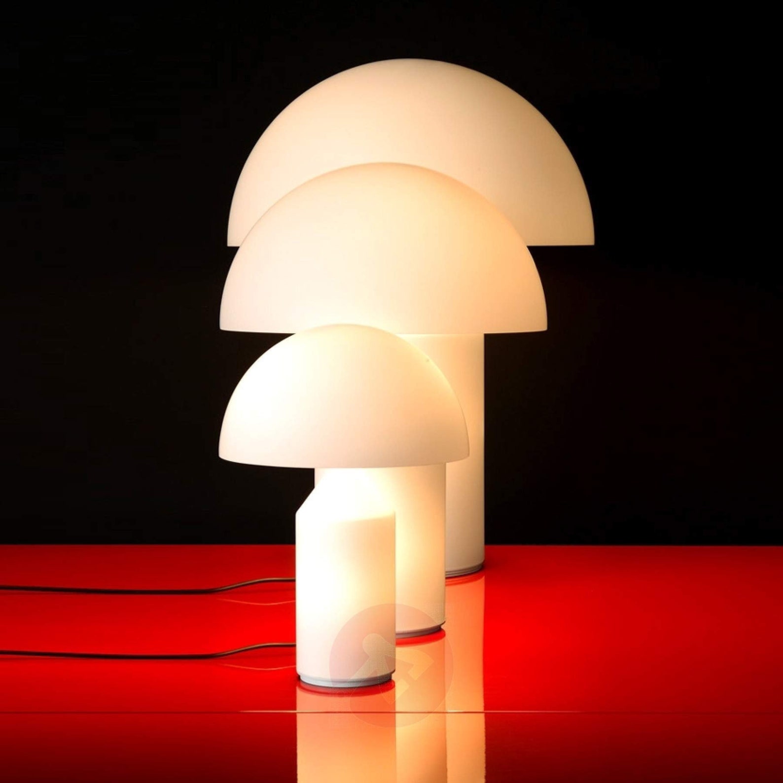 Glass Table Lamp Atollo 235 by Vico Magistretti for Oluce - Etsy