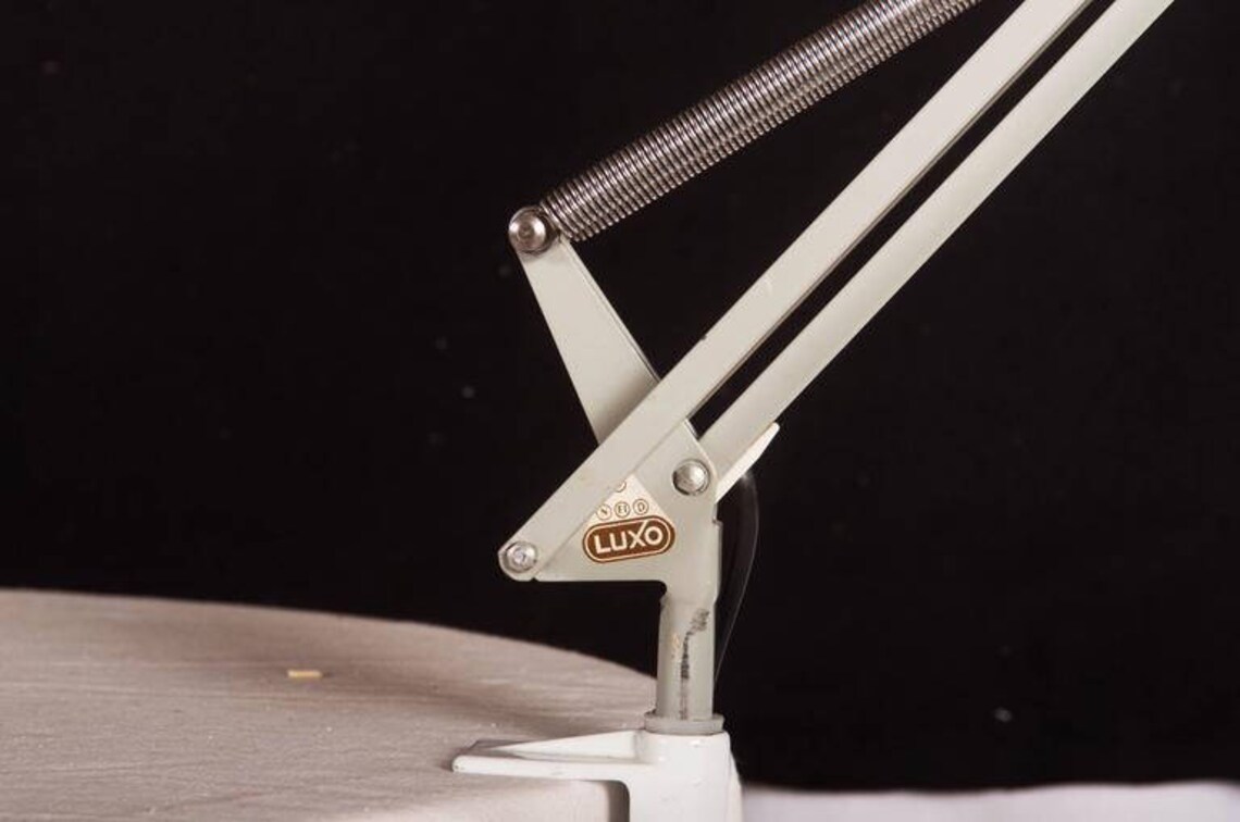 Grey Desk, Table Lamp by Luxo - Etsy