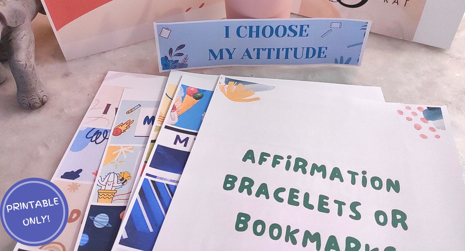 Kids Printable Bookmarks/ Affirmations for Kids/ Printable AFFIRMATION ...