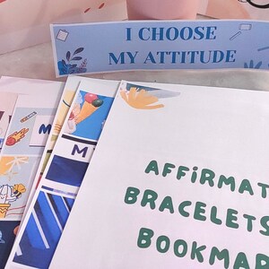 Kids Printable Bookmarks/ Affirmations for Kids/ Printable AFFIRMATION ...
