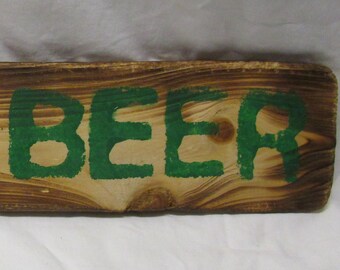 Beer Wood Sign - Etsy