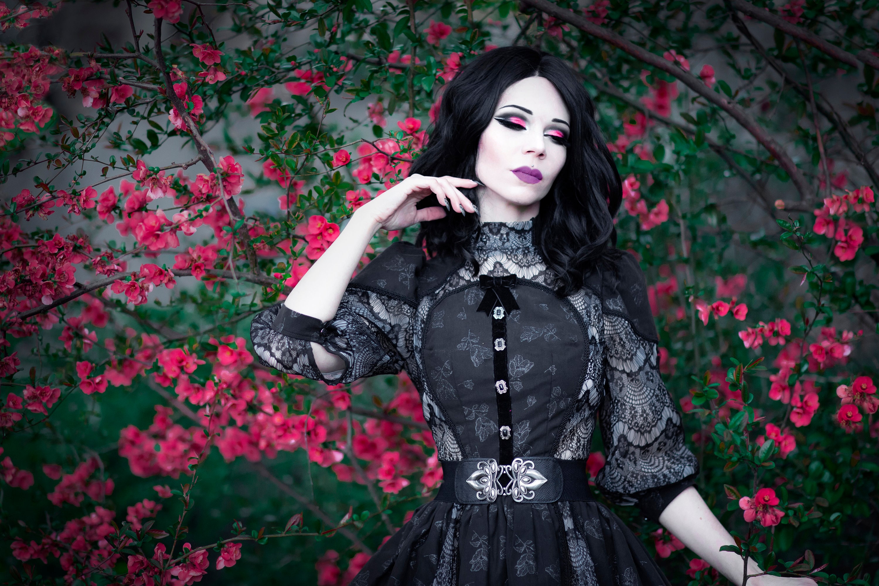 Gray Gothic Dress - Etsy