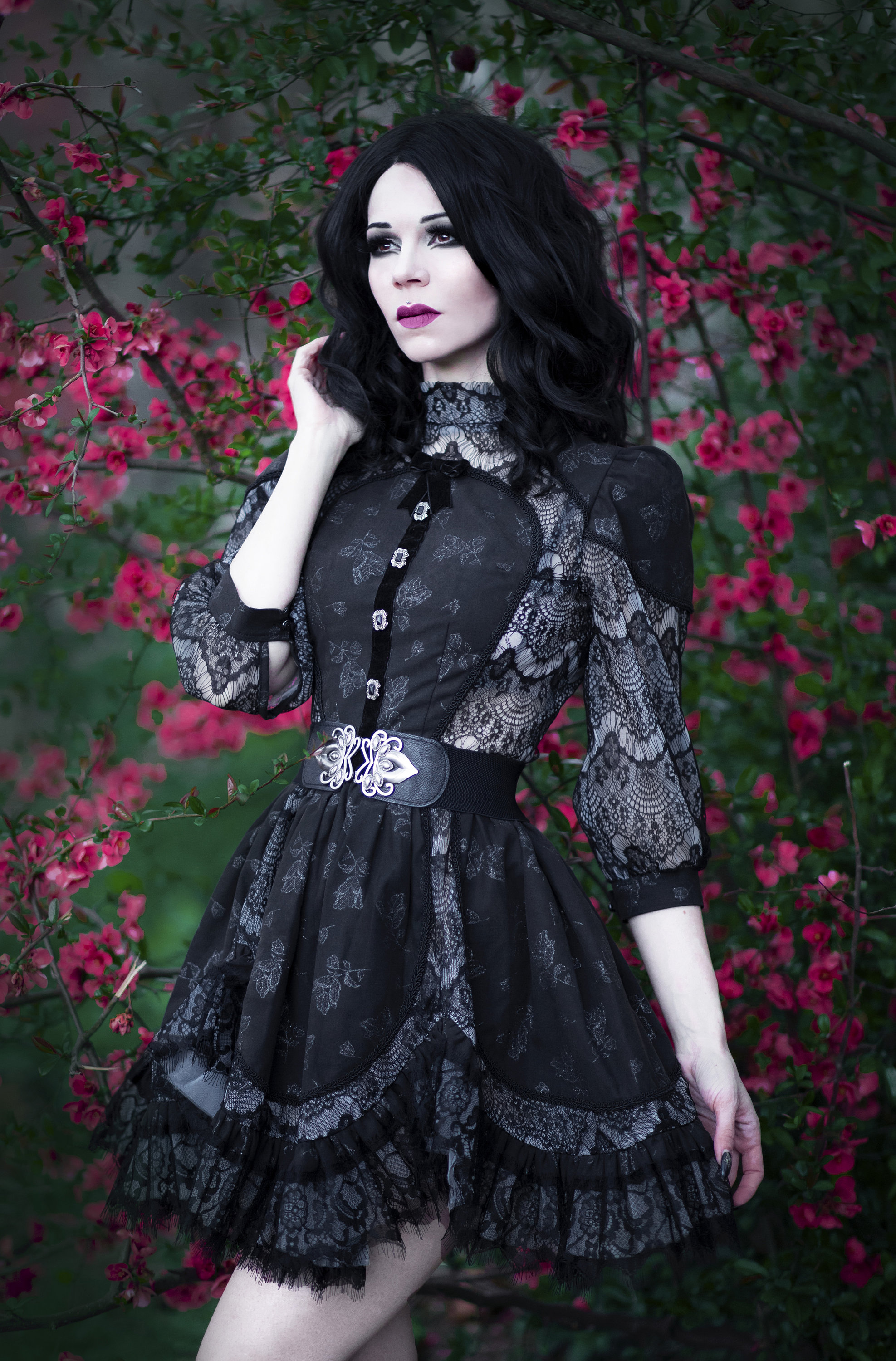 Gray Gothic Dress - Etsy