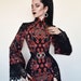 Red Floral Asian Inspired Dress - Etsy