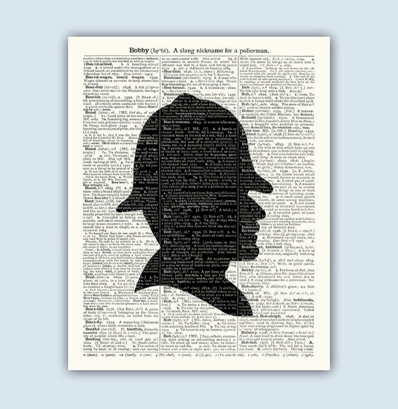 London Bobby Poster London Policeman Art London Bobby Gift | Etsy