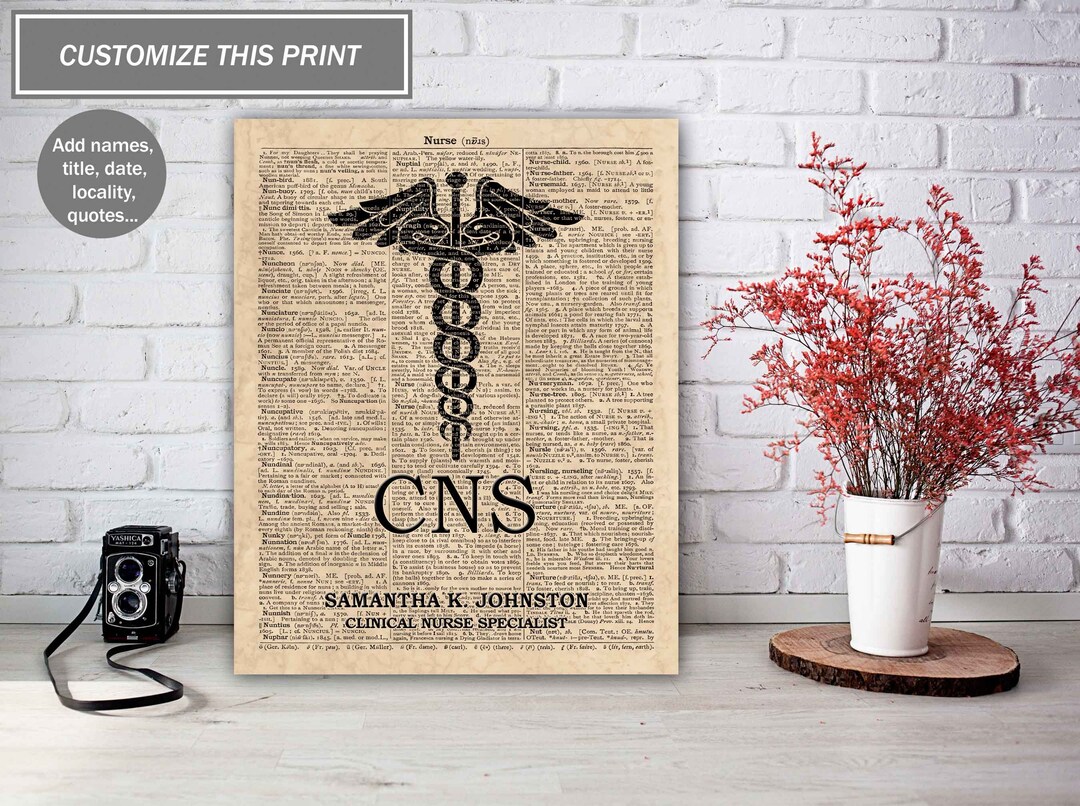 Personalized CNS Poster, Clinical Nurse Specialist Gift - Etsy