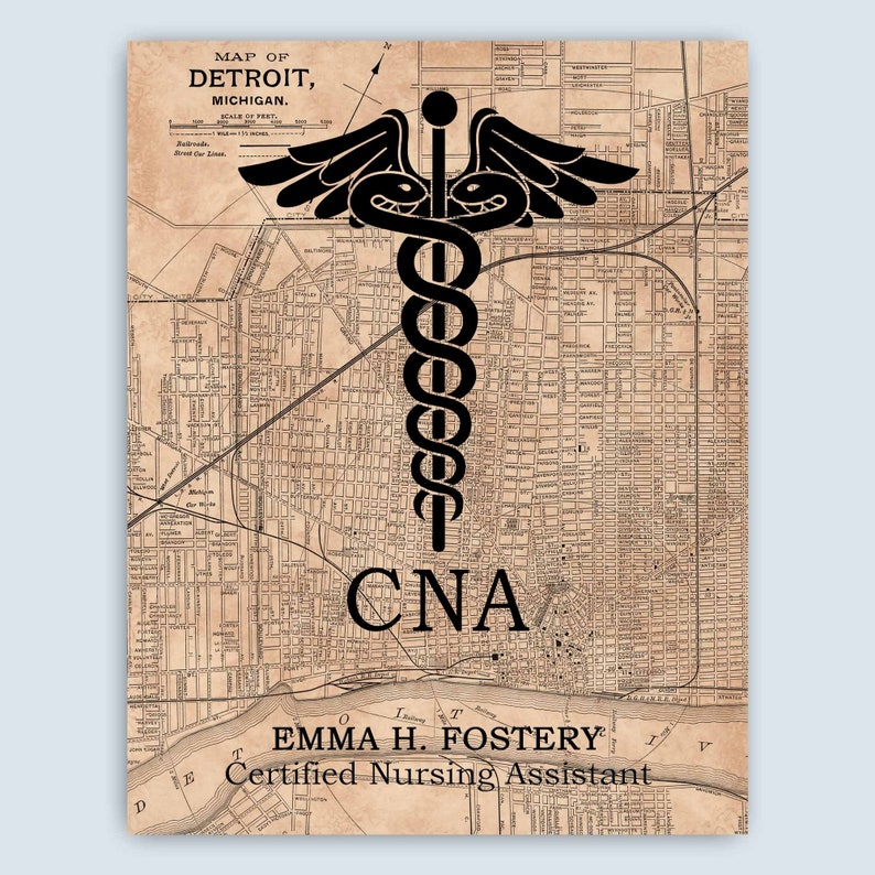 Nurse Graduation Art Custom Nurse Poster Unique CRNA CNA DNP - Etsy