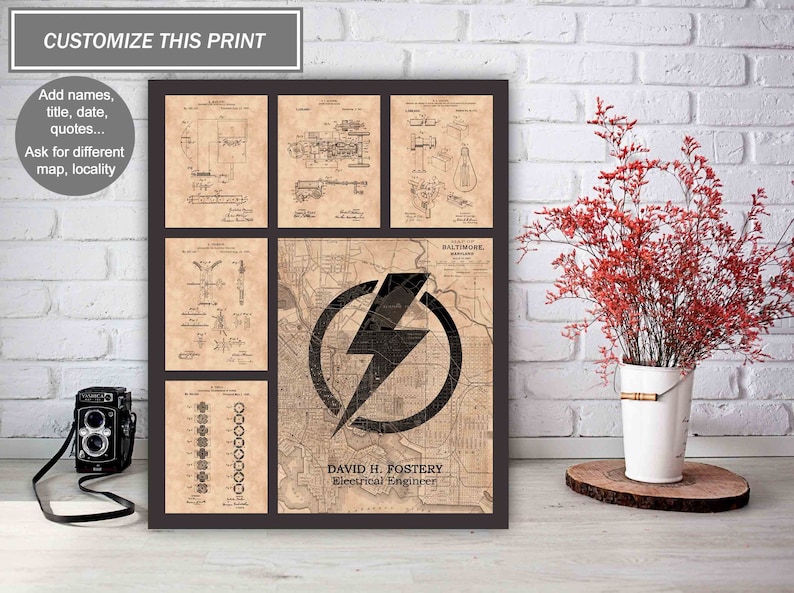 Personalized Electrical Engineer Gift Electrical Engineer - Etsy