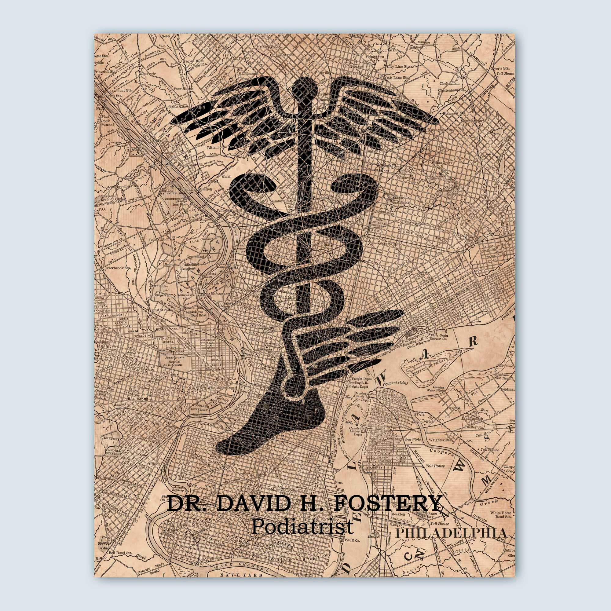 Custom Podiatrist Poster, Podiatry Graduation, Podiatric Gifts - Etsy