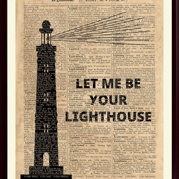 Lighthouse Quote - Etsy