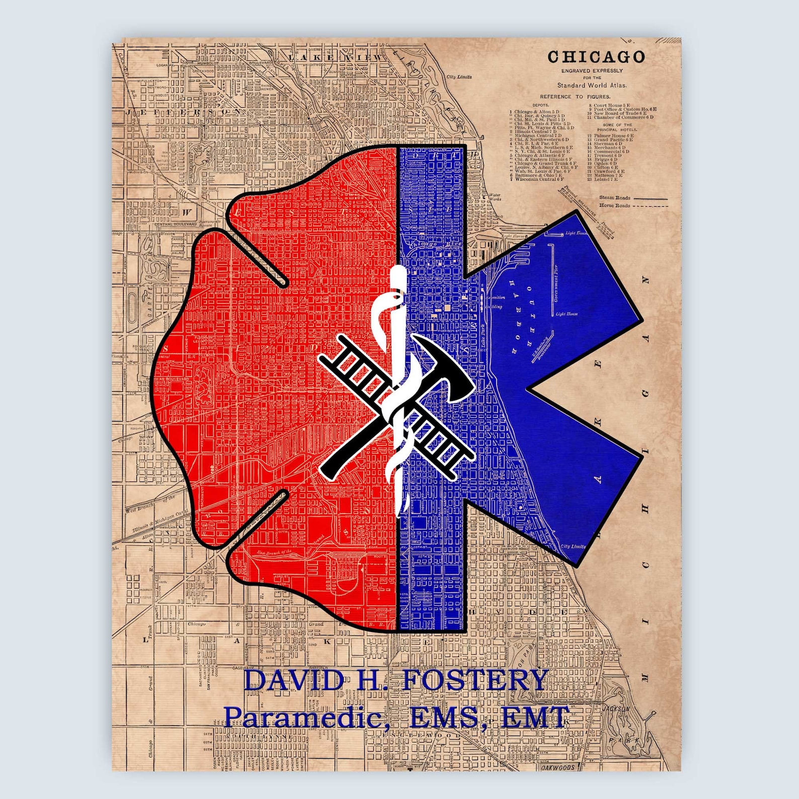 Paramedic Present Custom EMT Poster Paramedic Grad Gift - Etsy