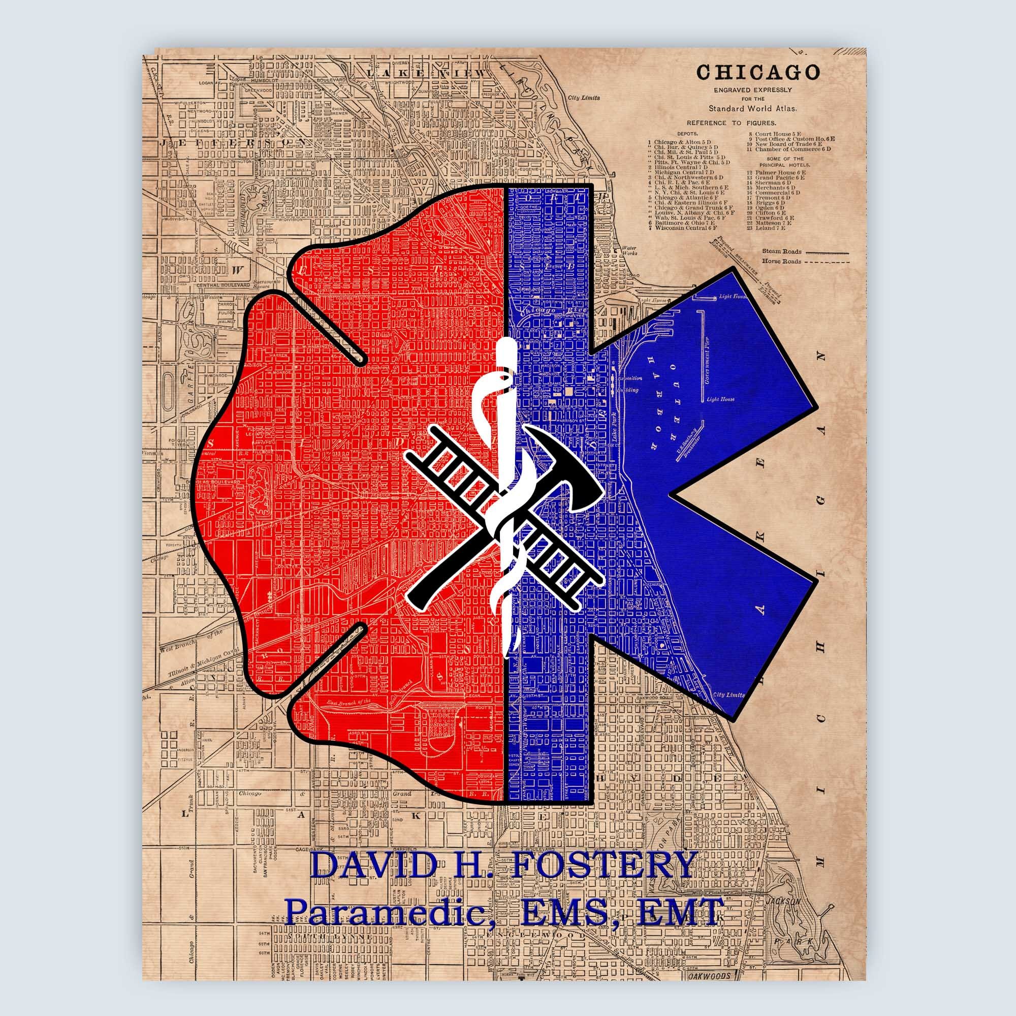 Paramedic Present, Custom EMT Poster, Paramedic Grad Gift - Etsy