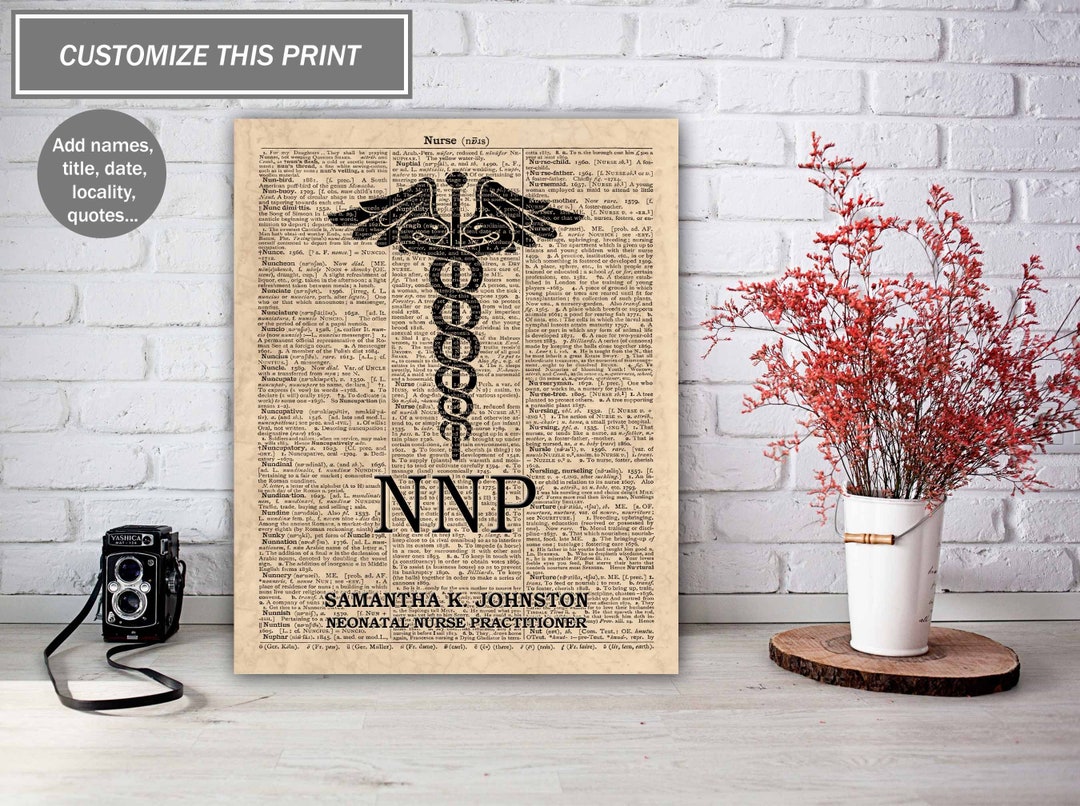 Neonatal Nurse Practitioner NNP Personalized Poster, NNP Graduation ...