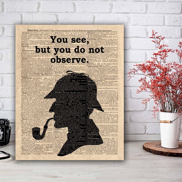 Sherlock Poster - Etsy