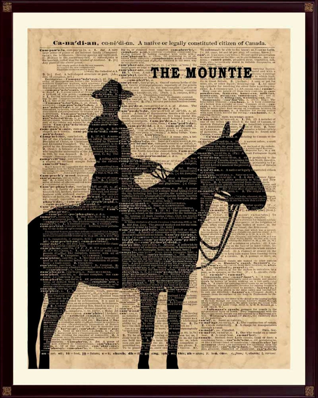 Mountie Print, Canada Mountie Print, Canada Police Poster, Mounties Art ...