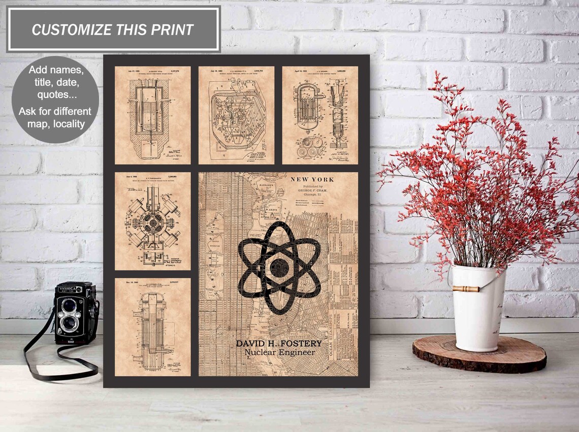 Nuclear Engineering Gift Nuclear Engineer Custom Graduation - Etsy