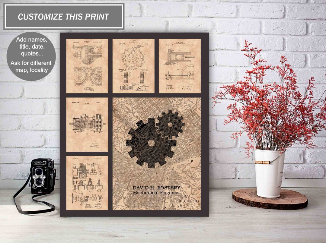 Personalized Mechanical Engineer Gift, Engineer Graduation, Engineering ...