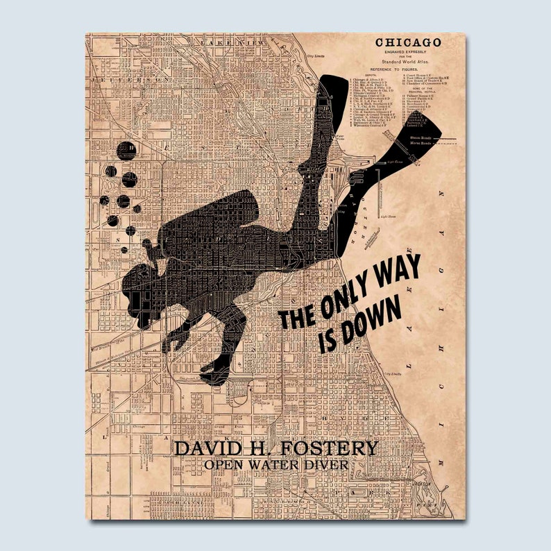 Personalized Scuba Diver Poster Scuba Diving Gift Diver Wall | Etsy