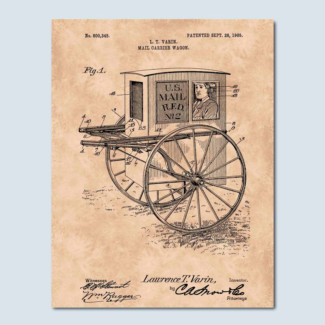 Personalized Postman Poster Mailman Retirement Gift Postman - Etsy