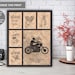Custom Motorcycle Rider Poster Rider Gifts Motorbike Wall - Etsy