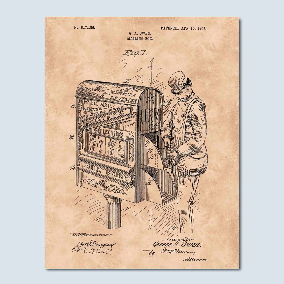 Personalized Postman Poster Mailman Retirement Gift Postman - Etsy