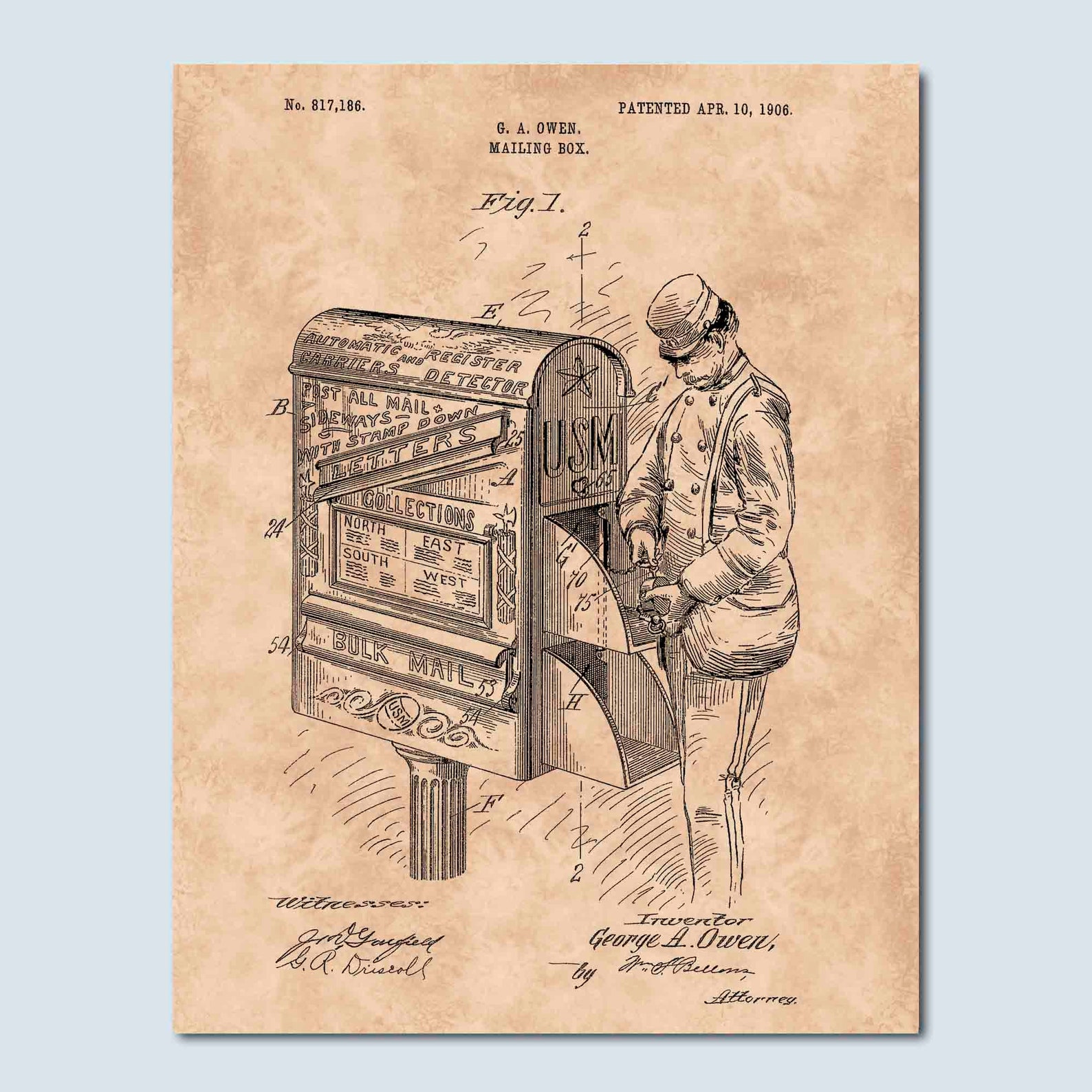 Personalized Postman Poster Mailman Retirement Gift Postman - Etsy