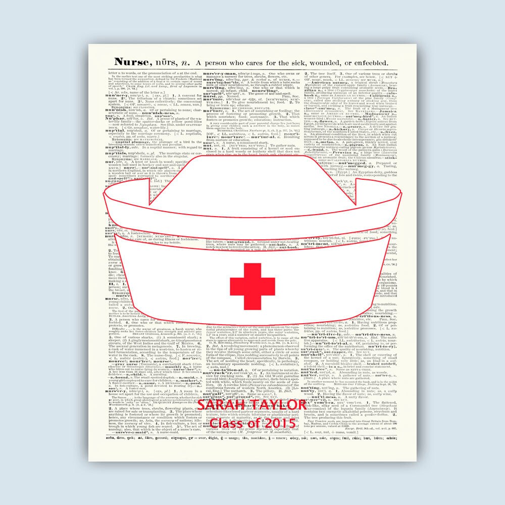 Nurse Art Nurse Graduation Nurse Appreciation Gift - Etsy