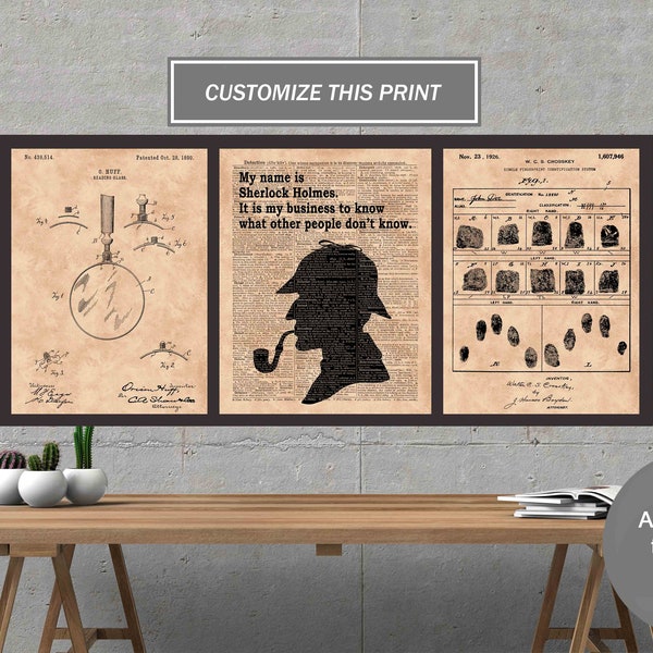 Sherlock Holmes - Etsy