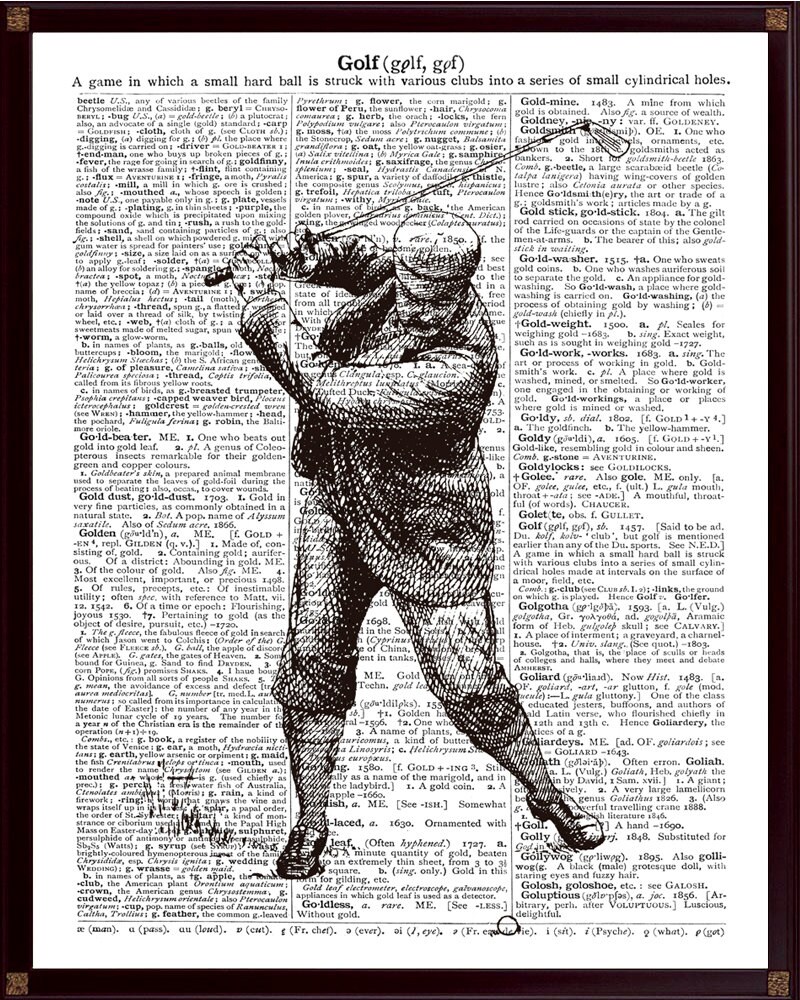Golf Print Golf Decor Gift For Golfer Golf Poster Golf | Etsy
