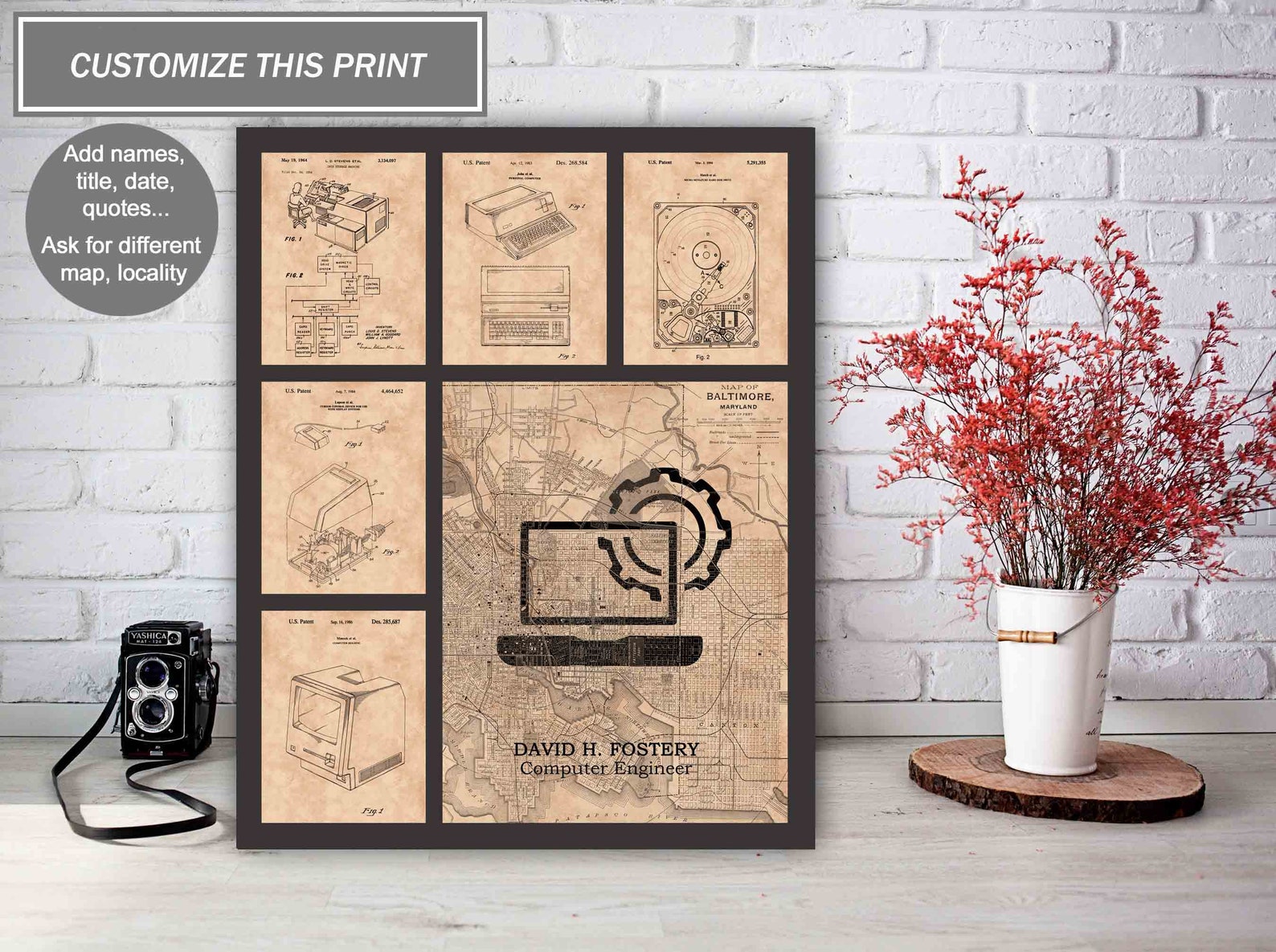 Computer Engineering Gift Computer Engineer Custom Graduation - Etsy