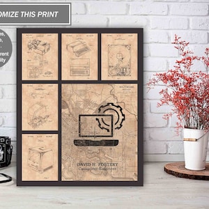 Computer Engineering Gift, Computer Engineer Custom Graduation Print ...