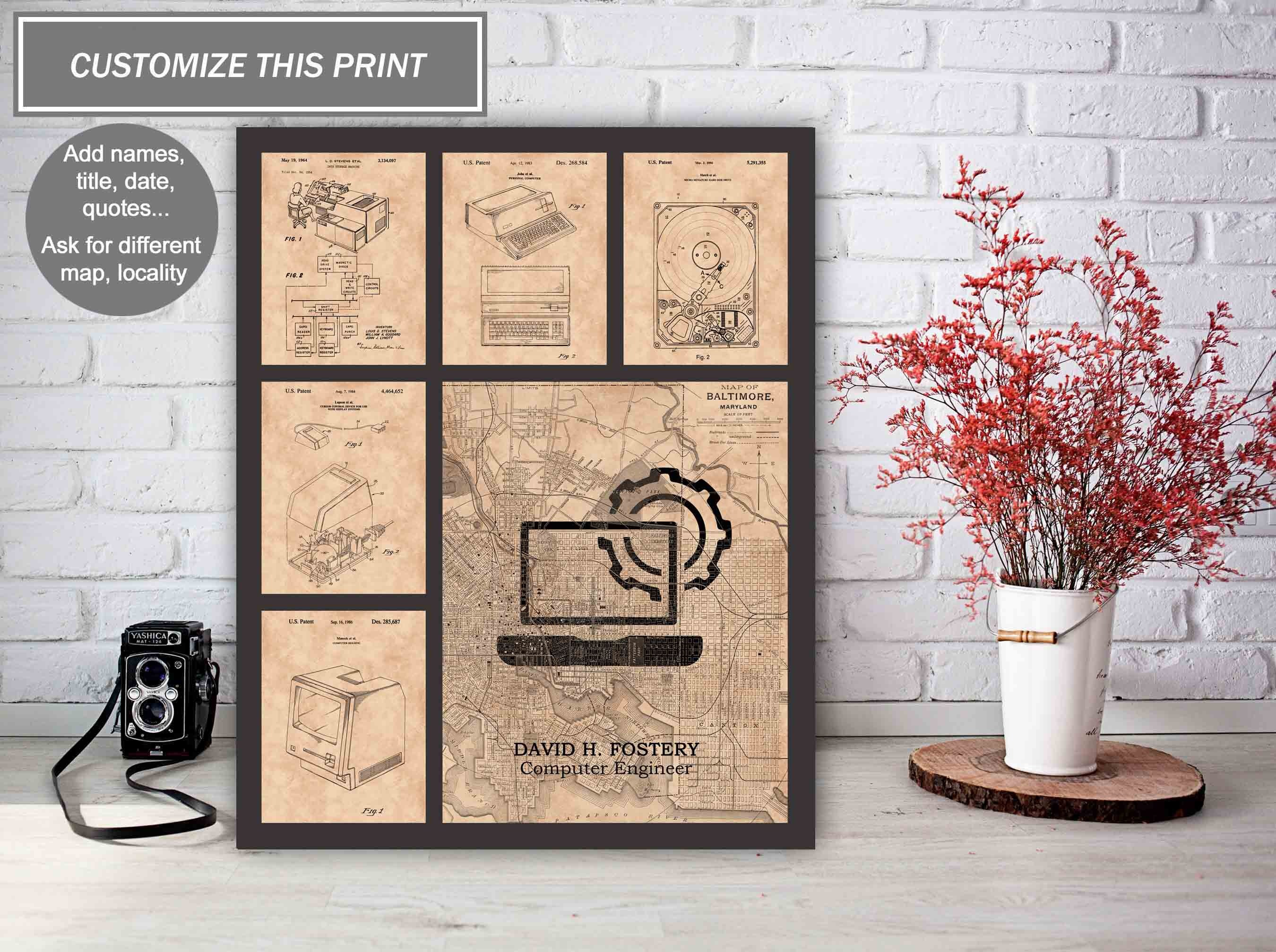 Computer Engineering Gift Computer Engineer Custom Graduation - Etsy