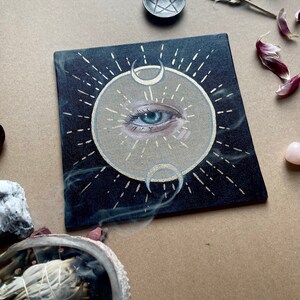 Evil Eye, Wiccan Art, Pagan Art, Occult Art, Portrait, Oil Painting ...