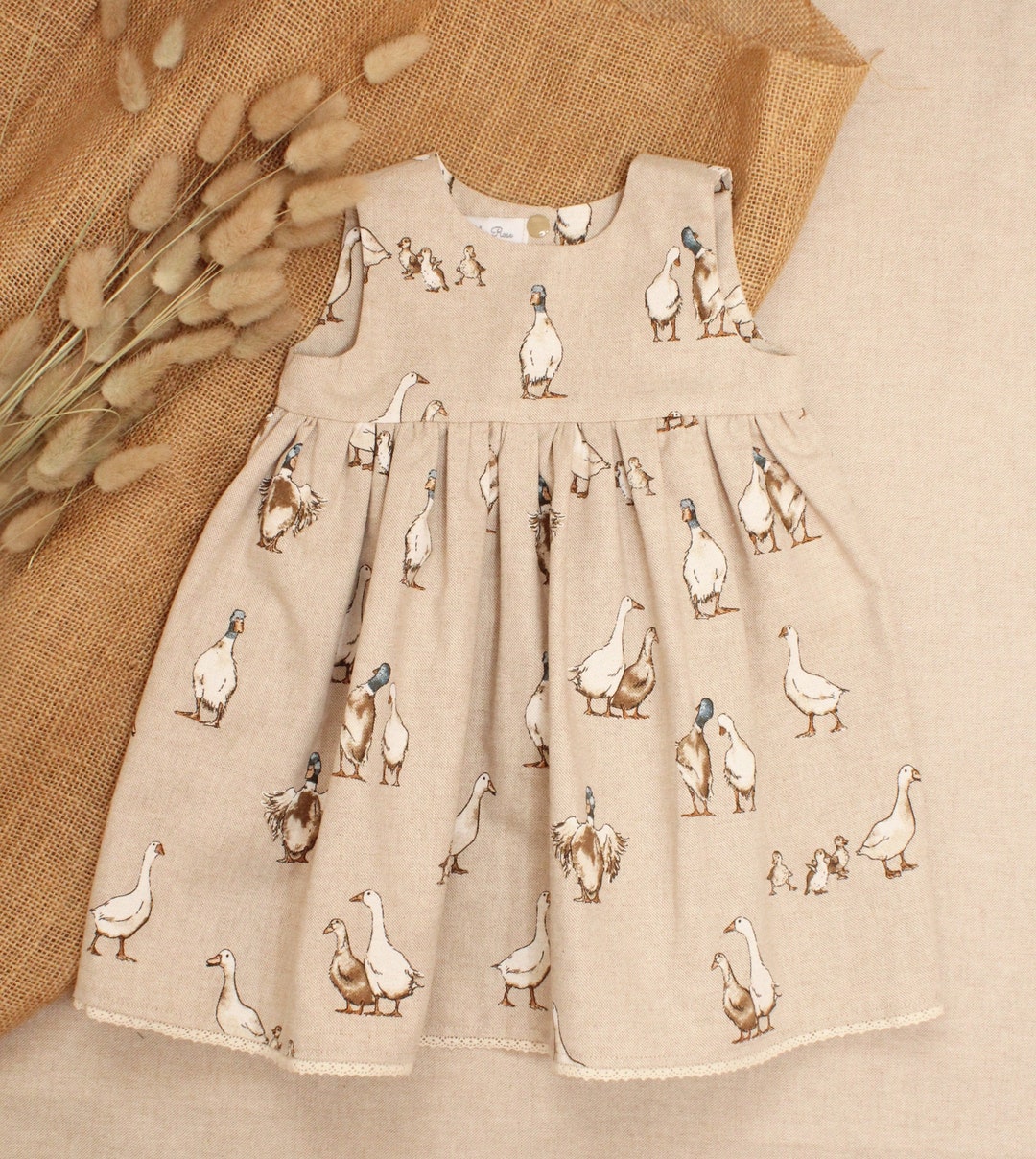 Beautiful Puddle Duck Cotton Print Dress. 0-6 Years. - Etsy
