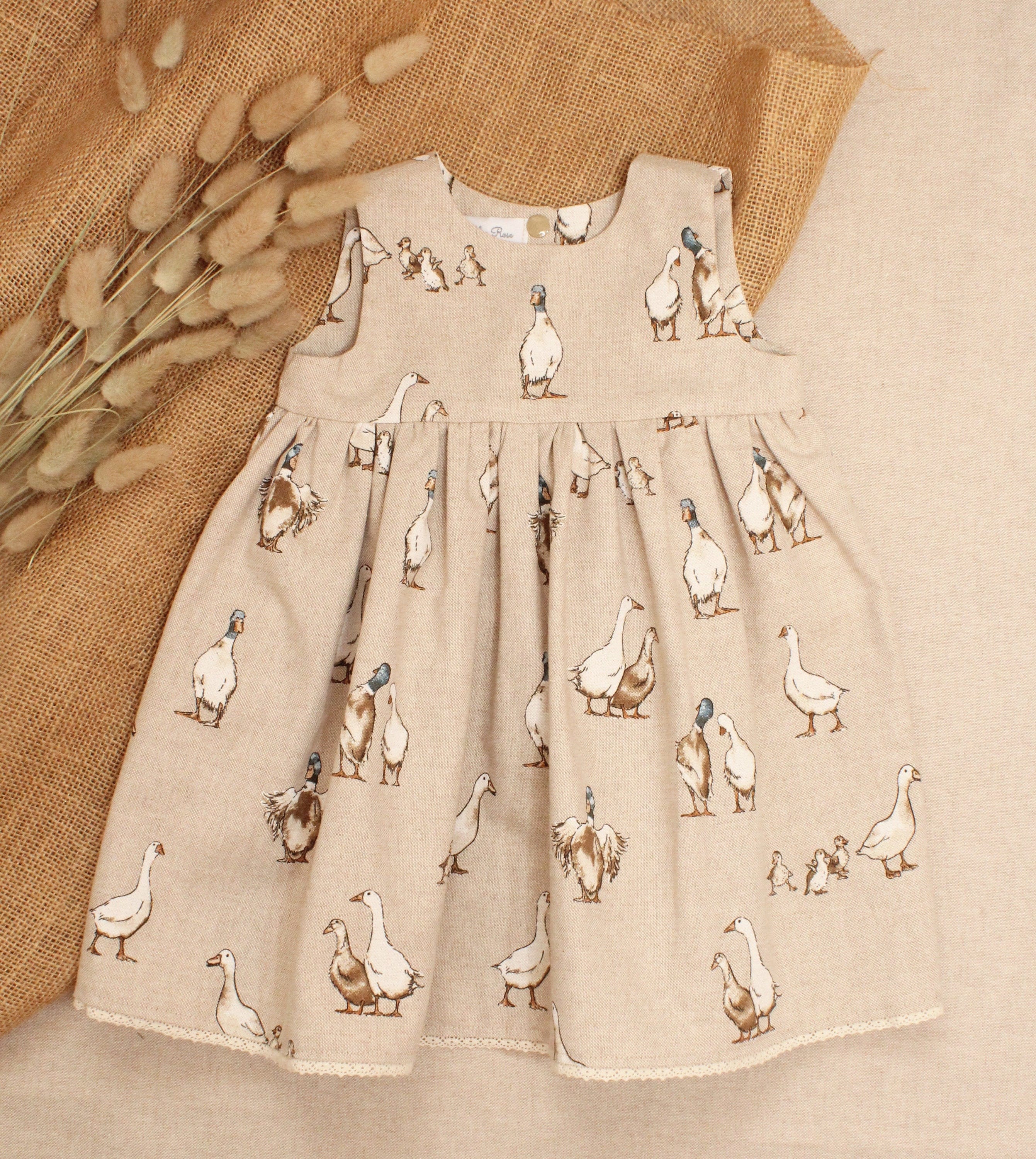 Beautiful Puddle Duck Cotton Print Dress. 0-6 Years. - Etsy
