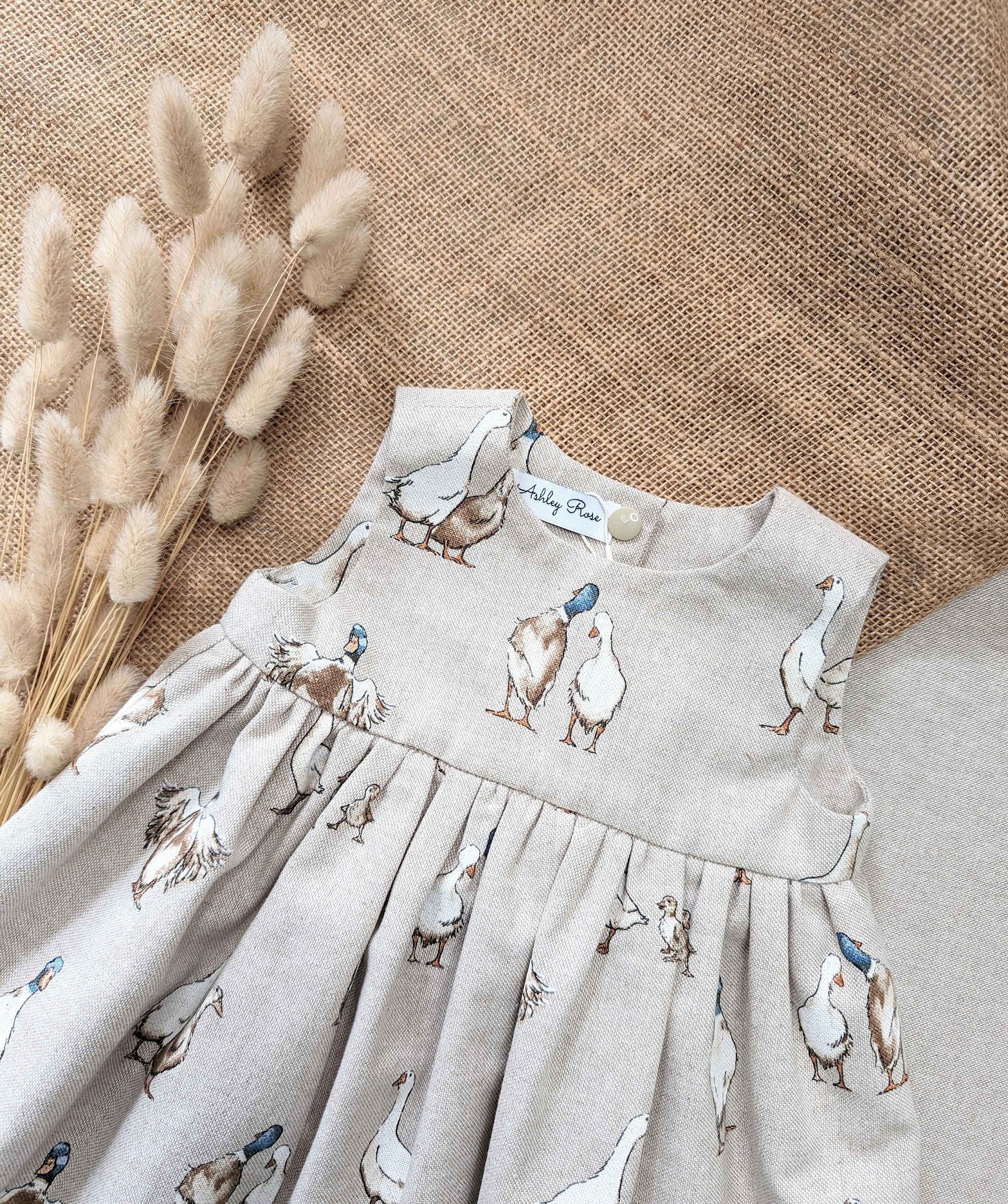 Beautiful Puddle Duck Cotton Print Dress. 0-6 Years. - Etsy