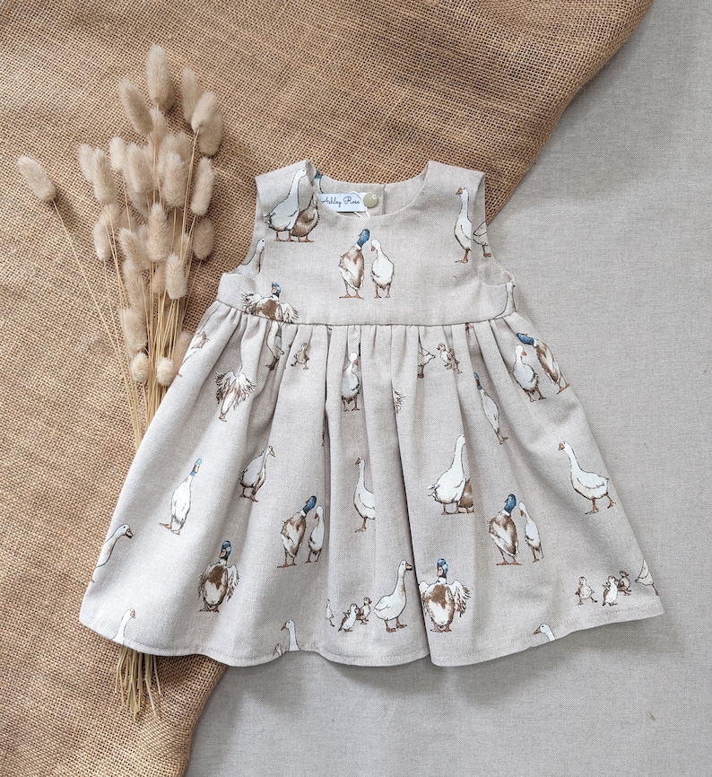 Beautiful Puddle Duck Cotton Print Dress. 0-6 Years. - Etsy