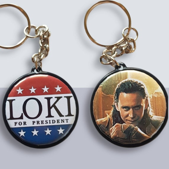LOKI Keychain 2 FACES 4cm - Etsy