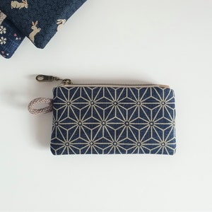 Mini Zipper Pouch, Coin Purse, Blue - Etsy