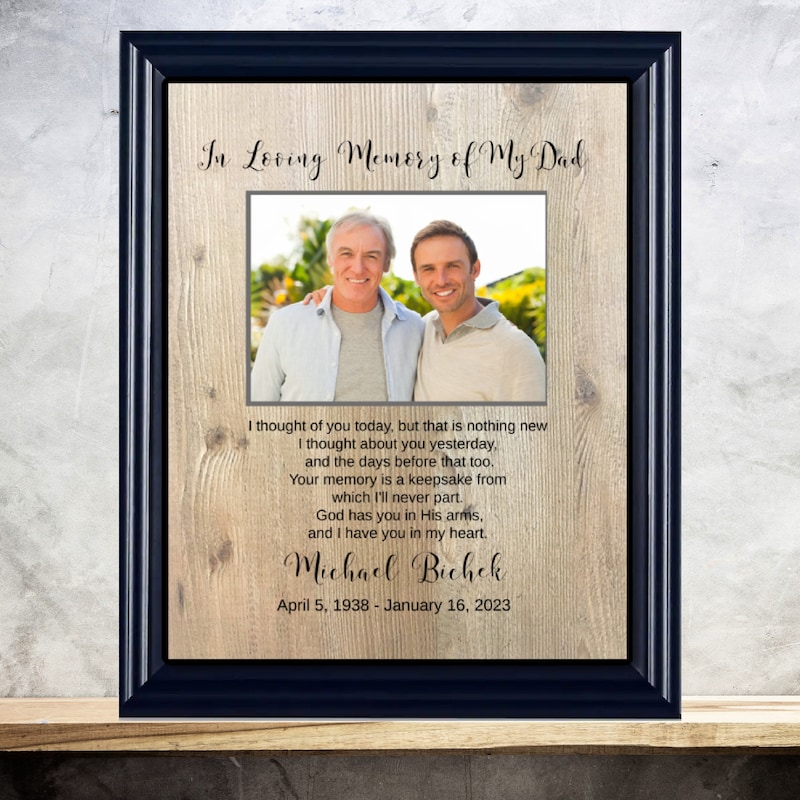 Frames for Deceased Dad - Etsy