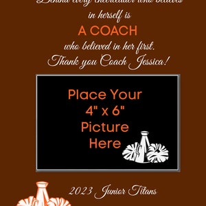Cheer Coach Cheerleading Gift From Team End of Season Gift Senior Night ...