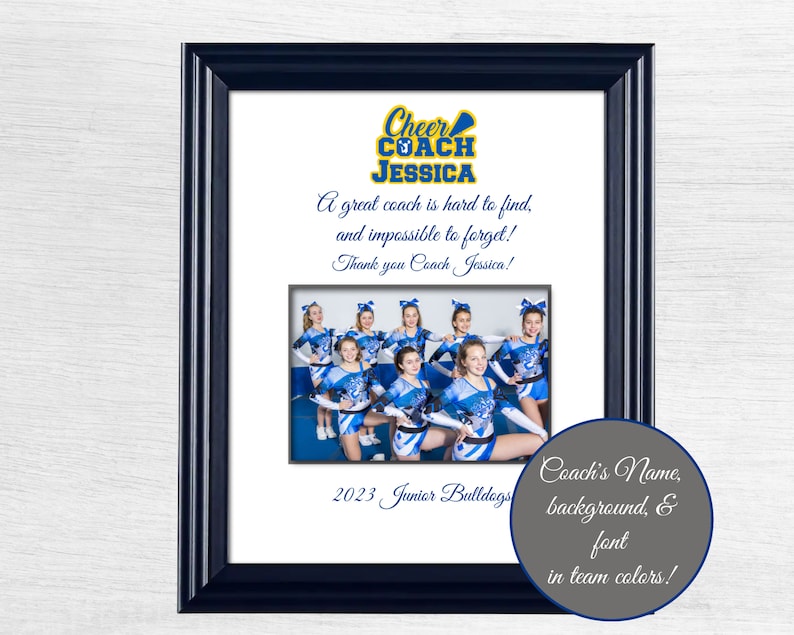 Cheer Coach Cheerleading Gift From Team End of Season Gift Senior Night ...