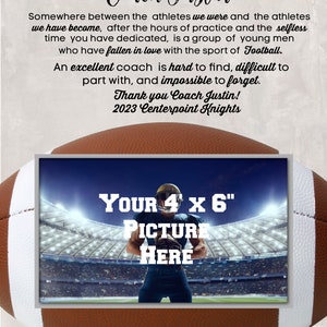 Coach Picture Frame Gift, Gift for Coach, A Good Coach Can Change A ...