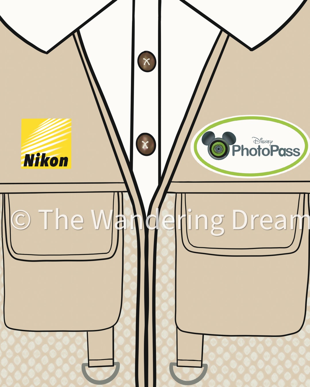 Photopass Cast Member Costume Digital Download - Etsy