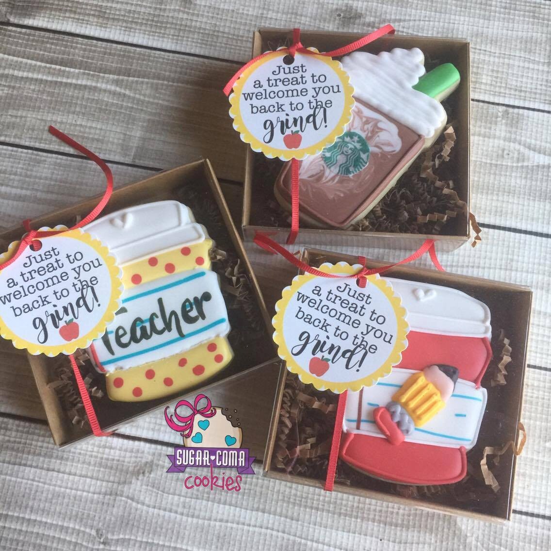 Back to the Grind Teacher Tags | Etsy